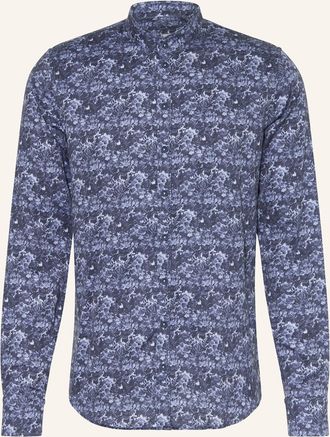 Q1 Manufaktur q1 Manufaktur Hemd Regular Fit Mit Stehkragen blau