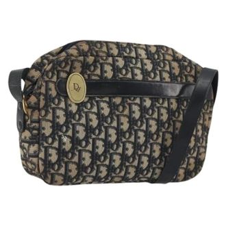 Dior Pre-owned Vintage Trotter Canvas Shoulder Bag - - Pre-owned - Damen - Blau - ONE SIZE