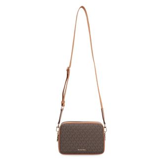 Michael Kors Bryant Medium Signature Logo Camera Crossbody - - Bags - Damen - Braun - ONE SIZE