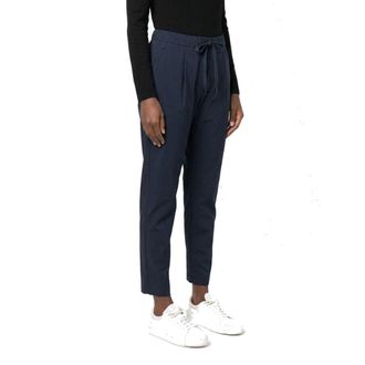 Herno Womens Blue Elastane Casual Pants