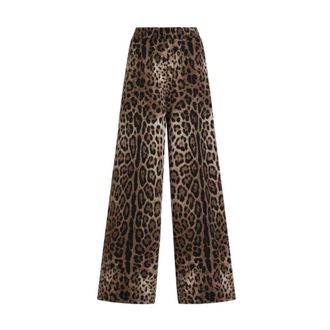 Dolce & Gabbana Weite Hosen - - Trousers - Damen - Braun - S