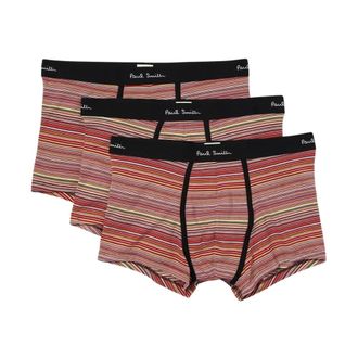 Paul Smith Homme, Sous-vêtements, Multicolore, Taille: XL MultiStripe Boxer Shorts 3Pack