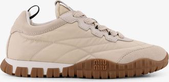 Miu Miu Tyre sneakers in technical fabric and suede - MIU MIU - gender_Woman