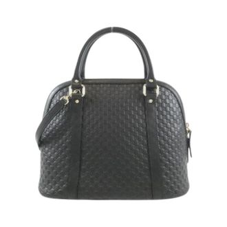 Gucci Sac &agrave; main Pre-owned en cuir Micro GG - Femme - Pre-owned - Noir - Taille: ONE Size