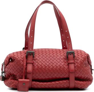 Bottega Veneta sac porté épaule Intrecciato Montaigne (années 2012-2025) - Rouge