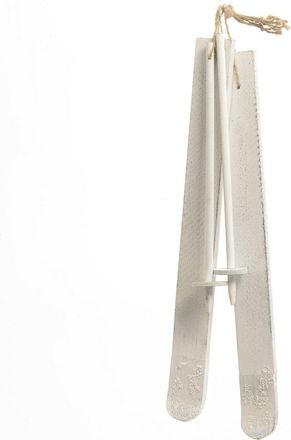 Hanger Skier Ski Holzski Skih&auml;nger Gutschein f&uuml;r Ski Wichtelgeschenk Weihnachtsh&auml;nger Baumh&auml;nger Vintage