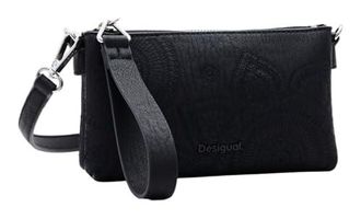 Desigual Accessoires PU Others, Portefeuille bi-Pliable Femmes, Noir, 19.6