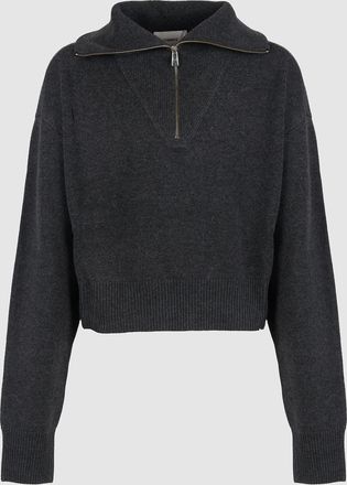 Coperni Pull Zipped-Rollneck Grey
