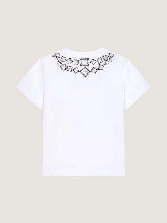 Givenchy Crystal-Embellished Graphic T-Shirt - White