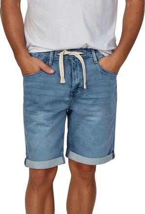 Riverso Jeans Shorts Herren Stretch Kurz Kordelzug Regular Fit RIVPaul Kurze Hosen Bermuda Shorts Sommer Denim Einfarbig, Gr&ouml;&szlig;e:W 36, Farbe:Light Blue Denim (