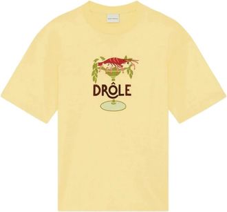 Dr&ocirc;le de Monsieur Homme, Tops, Jaune, Taille: XL Lobster Cup T-Shirt