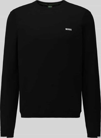 HUGO BOSS Regular Fit Pullover aus reiner Baumwolle Modell KN_Ever-X