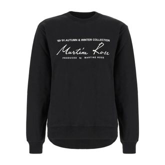 Martine Rose Herren, Sweatshirts & Hoodies, Schwarzk, LGr&ouml;&szlig;e