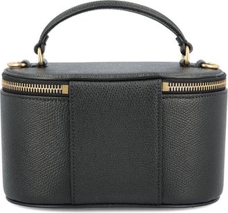 Valentino Garavani VLogo Grainy Leather Mini Bag - Black