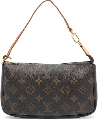 Louis Vuitton Hobo Bags - Monogram Pochette Accessoires - Gr. unisize - in Braun - f&uuml;r Damen