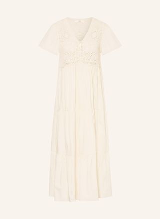 BA&SH Ba&Sh Kleid Sandy Mit Lochspitze beige