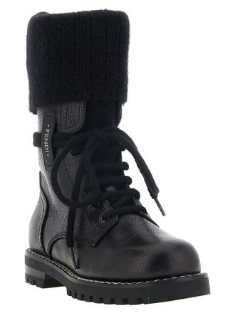 Fendi Commando Ankle Boot - Black