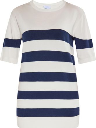 Usha Zur Seite fahren Damen weiss + marine