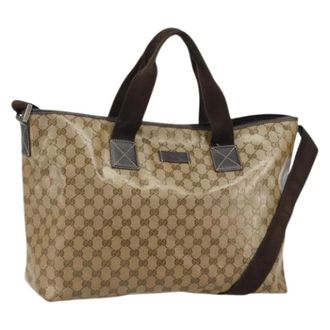 Gucci Sac cabas vintage pr&eacute;-poss&eacute;d&eacute; - Femme - Pre-owned - Brun - Taille: ONE Size