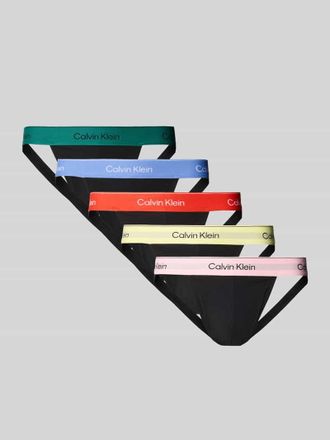 Calvin Klein Underwear Jockstrap mit elastischem Logo-Bund im 5er-Pack