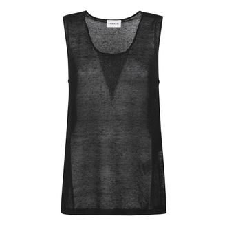 P.A.R.O.S.H. Babylon Tank Top - - Tops - Damen - Schwarzk - XS