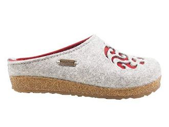 Haflinger 711057-3-84 Grizzly Dream, Chaussons Mixte Adulte, Pointure:41 EU, La Couleur:Gris