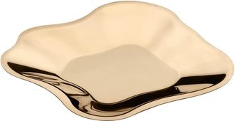 iittala Schale Aalto 35.8 x 35.8 x 3 cm Gold aus Edelstahl