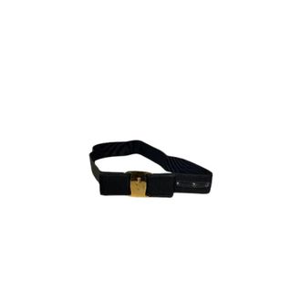 Ferragamo Pre-owned Woven Belt - - Pre-owned - Damen - Schwarzk - ONE SIZE