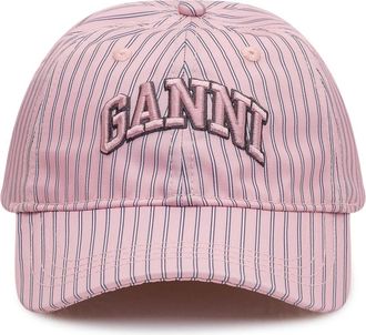 Ganni Femme, Accessoires, Rose, Taille: ONE Size Printed Nylon Cap