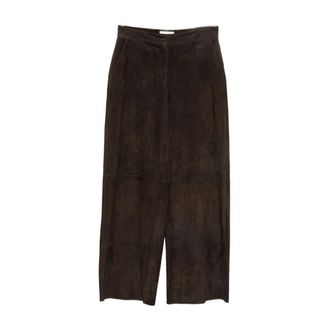 Via Masini 80 Wide Hosen - - Trousers - Damen - Braun - XS