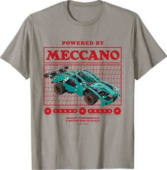 Meccano Powered by Meccano 2-in-1 Modell Supercar Retro Illustration T-Shirt