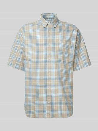 Carhartt Work in Progress Regular Fit Freizeithemd aus Baumwoll-Leinen-Mix Modell NIVEN