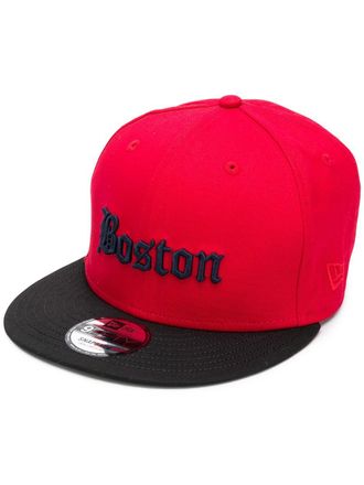 Marcelo Burlon casquette Boston - Rouge