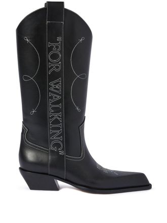 Off-white Frame Texan Stiefel - Schwarz