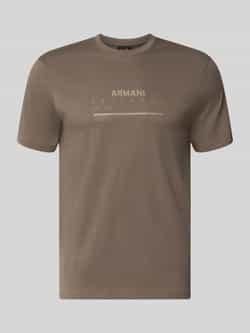 A|X Armani Exchange Slim Fit T-Shirt aus reiner Baumwolle mit Logo-Print