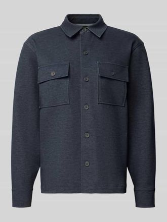 Guess Regular Fit Hemdjacke aus elastischem Viskose-Mix