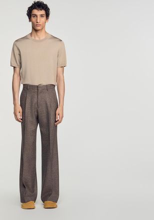 Sandro Pantalon de costume en laine