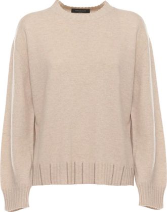 Fabiana Filippi Femme, Pulls, Beige, Taille: 38 FR Pull ras du cou Platinum