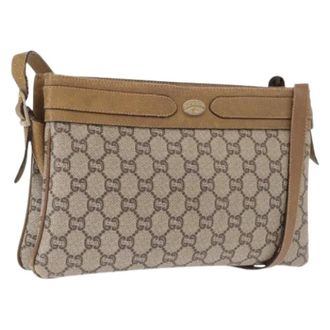 Gucci Sac bandouli&egrave;re GG Canvas Vintage Pre-owned - Femme - Pre-owned - Beige - Taille: ONE Size
