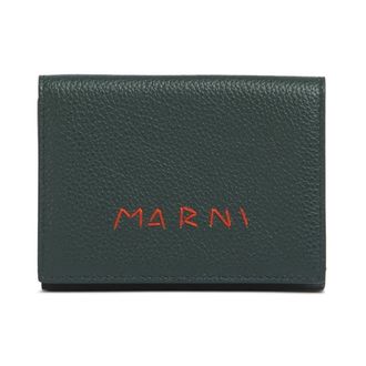 Marni Tri-Fold Geldb&ouml;rse mit Stickerei - - Accessories - Herren - Gr&uuml;n - ONE SIZE
