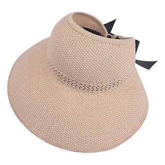 Generic Casquette de plage souple pour femme, chapeau de cyclisme, casquettes de baseball, chapeaux de sport, beige, Taille unique