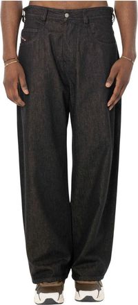 Diesel Homme, Jeans, Noir, Taille: W32 1974 D-Ellz Relaxed Jeans