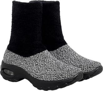 Holibanna Bottes DHiver -Hautes pour Femmes Gris 39 Bottes de Neige Chaudes et Confortables Doublure en Fourrure Semelle Antid&eacute;rapante Chaussures DExt&eacute;rieur pou