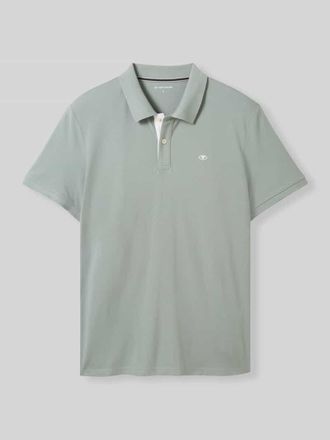 Tom Tailor Regular Fit Poloshirt aus Baumwoll-Viskose-Mix
