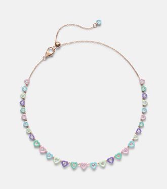 Kamyen Jewellery Choker Candy Crush en or rose 18 ct et diamants