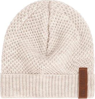 Knit Factory Bonnet Jazz - Bonnet Femme et Homme - Beanie Hiver - Bonnet Chaud - Bonnet tricot&eacute; - Beige - One Size - 30% Laine, 70% Acrylique