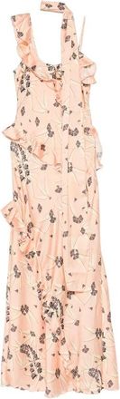 Siedres Siedr&eacute;s, Femme, Robes, Multicolore, Taille: 34 FR Monica Ruffled Satin Maxi Dress