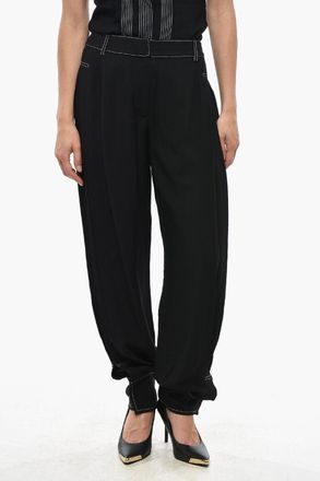 Stella McCartney Hochtaillierte Hose NANCY Mit Falten Stella McCartney