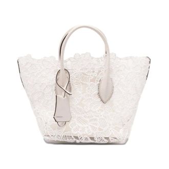 Ermanno Scervino Femme, Sacs, Blanc, Taille: ONE Size Mini Sac Shopping
