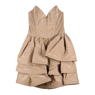 Elisabetta Franchi Damen, Kleider, Beige, XLGr&ouml;&szlig;e